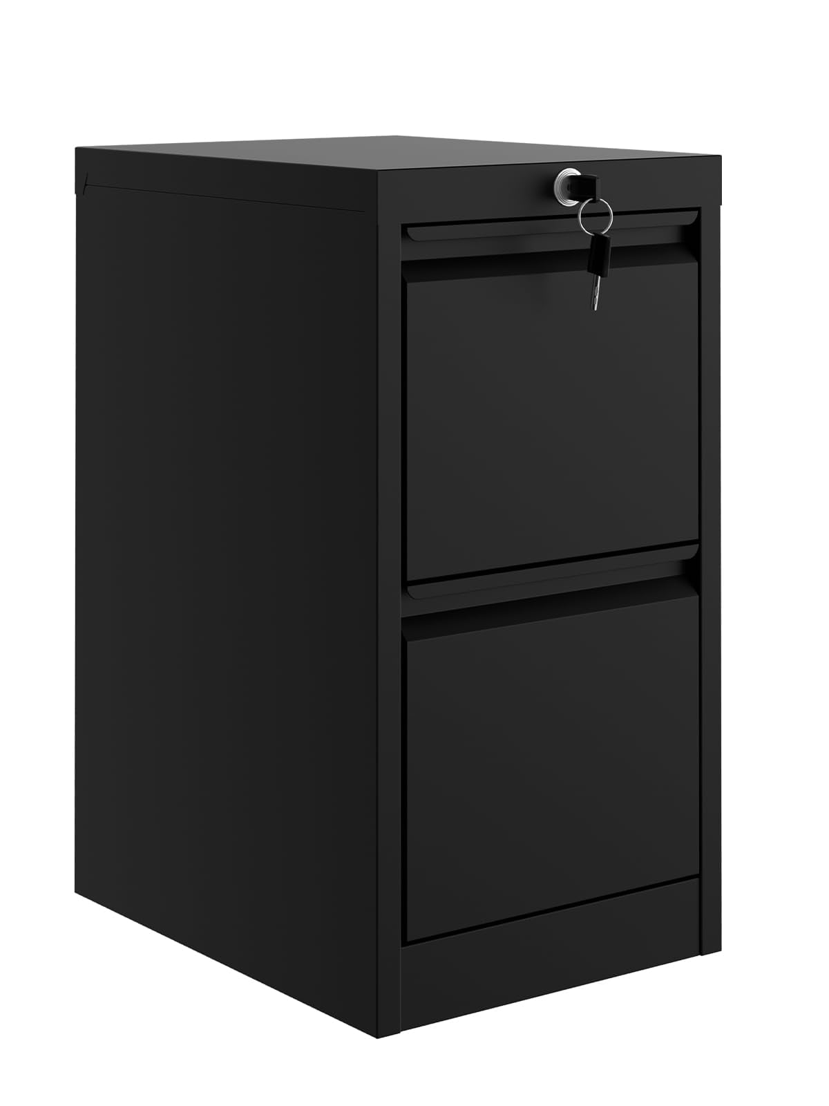 Huisuilinss 2 Drawer File Cabinet With Lock,Vertical Metal Filing ...