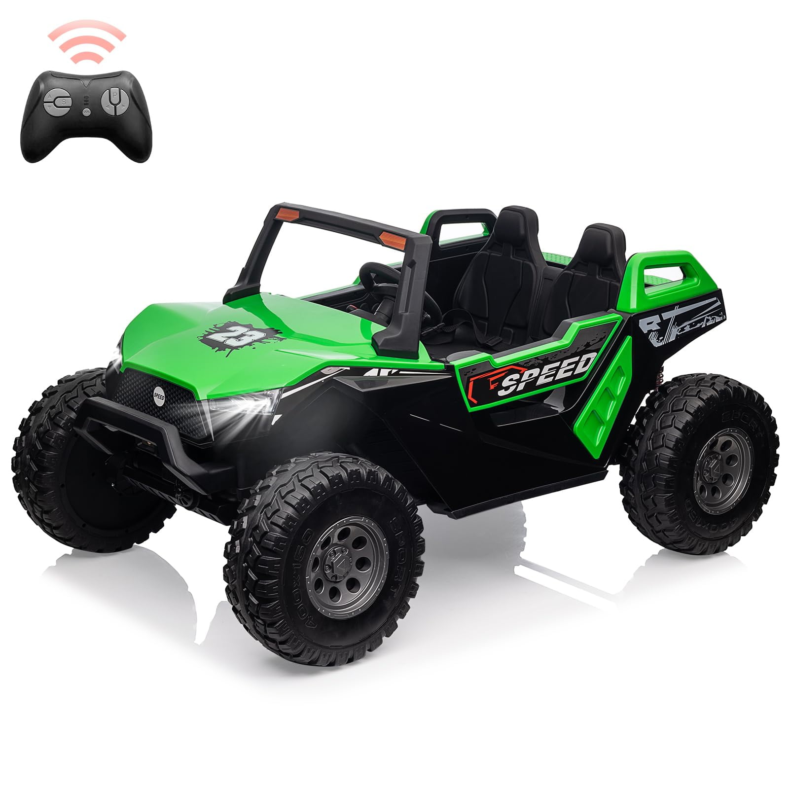 Huisuilinss 2 Seaters Ride On UTV,Extra Large Kids UTV,24V Battery ...