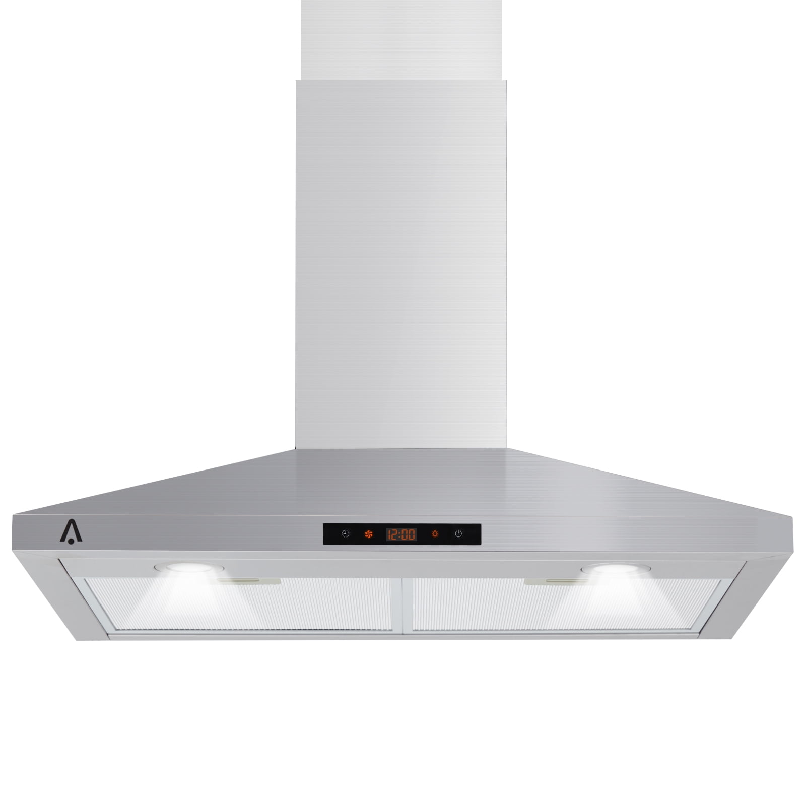 Huisuilinss 30-inch Wall Mount Range Hood, 265 CFM Ducted/Ductless ...