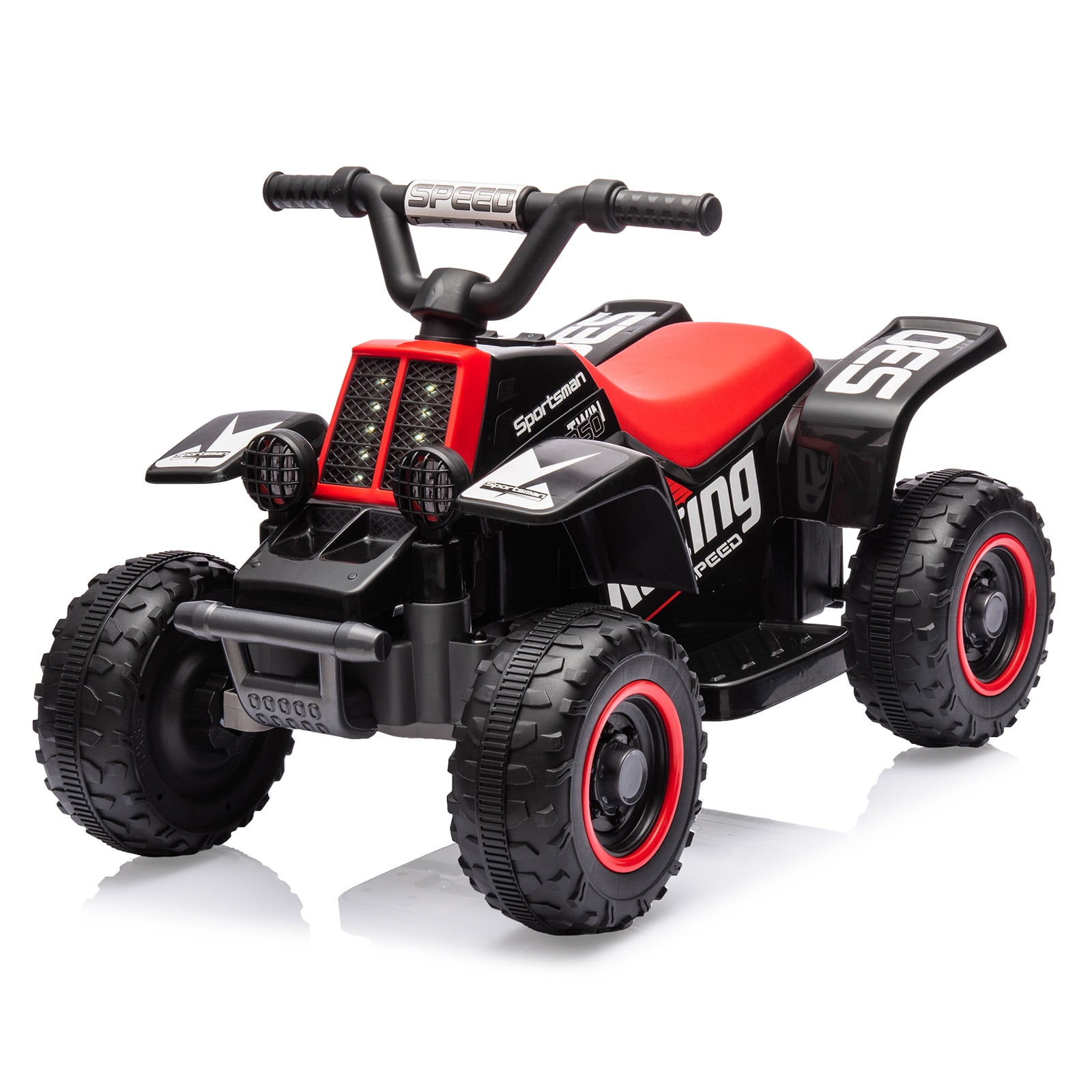 Huisuilinss 6V Kids Ride On Toy Electric Ride On ATV 4-Wheeler Quad Car ...