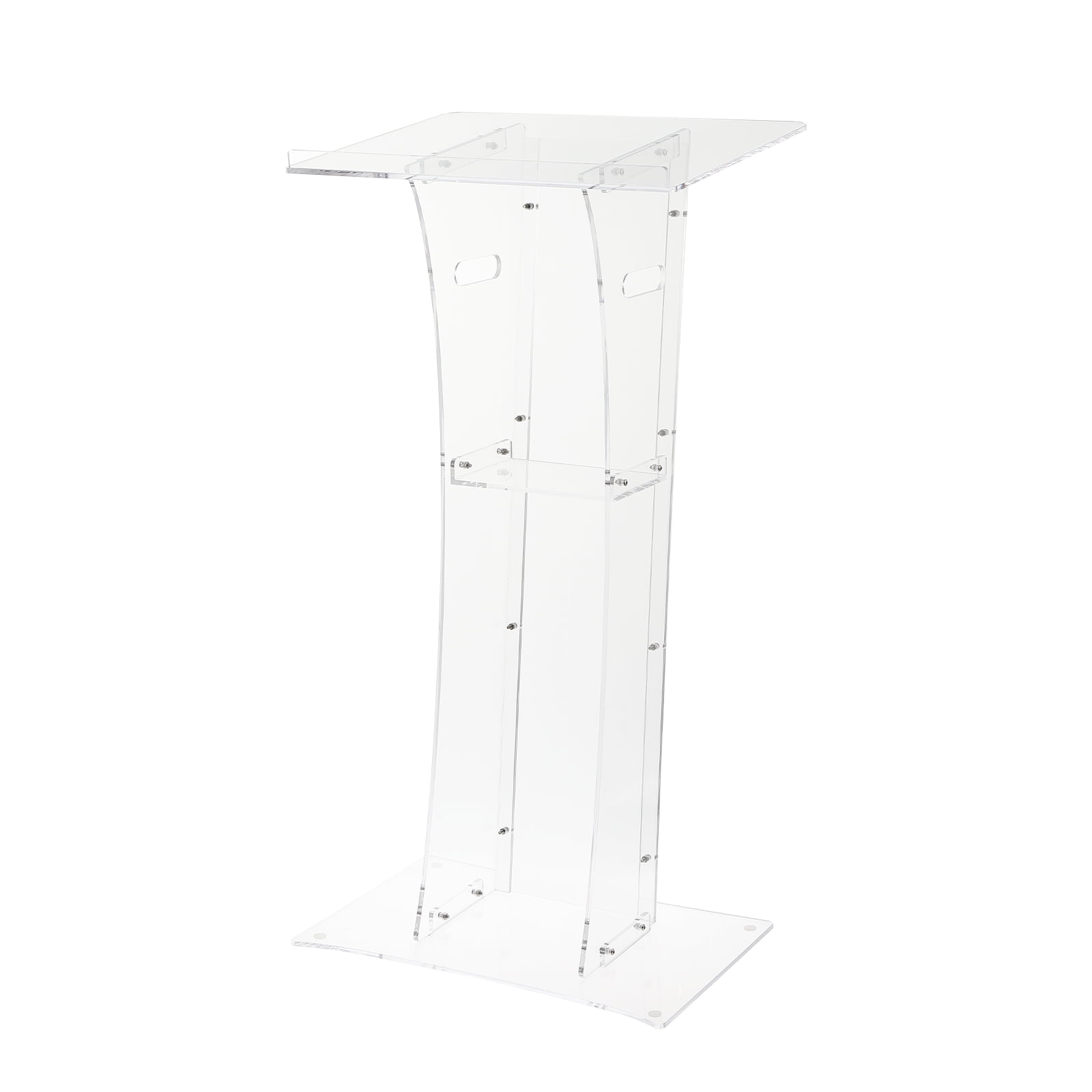 Huisuilinss Acrylic Podium Stand,43" Tall Portable Pulpits for Churches ...