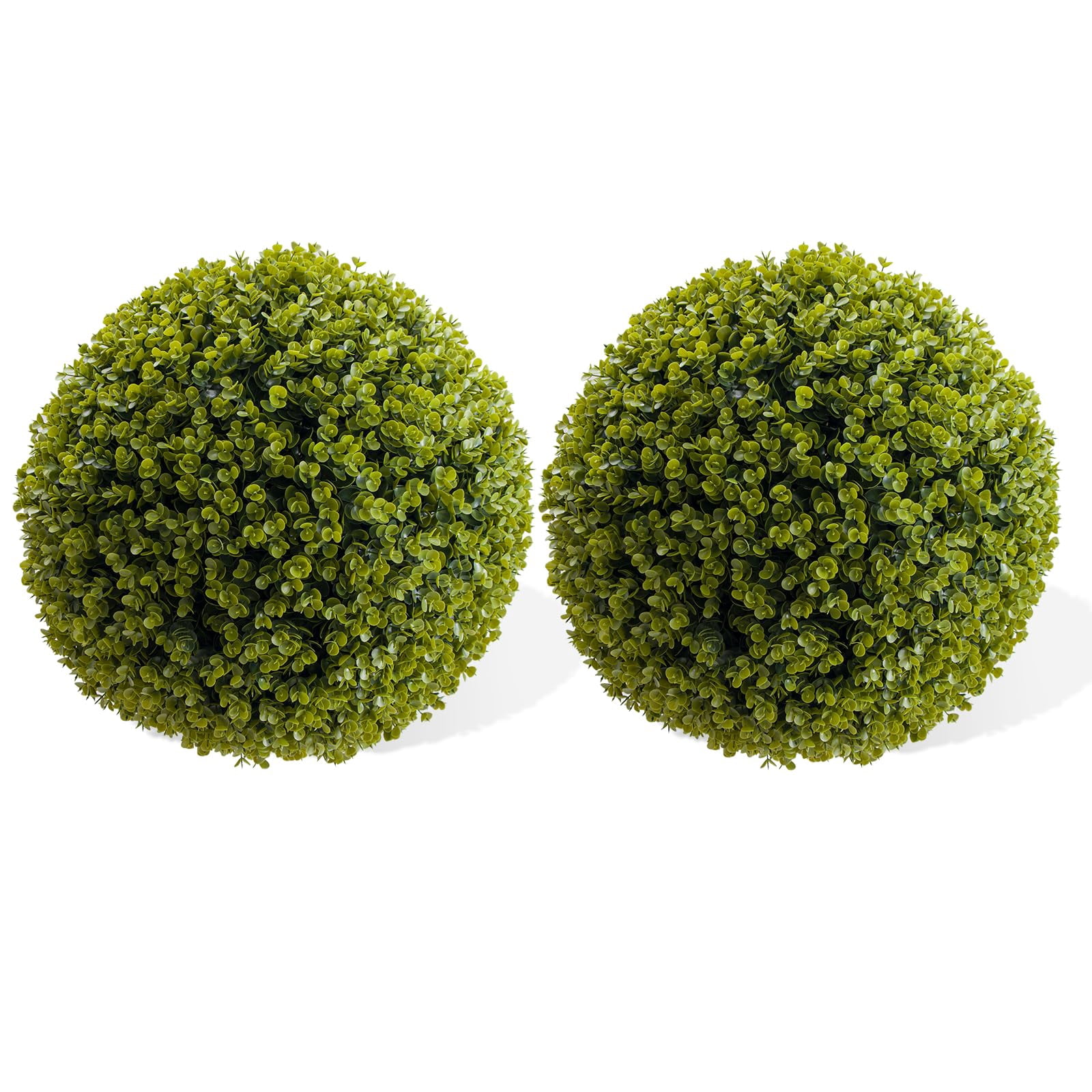 Huisuilinss Artificial Cedar Topiary Ball,2PCS Artificial Boxwood ...