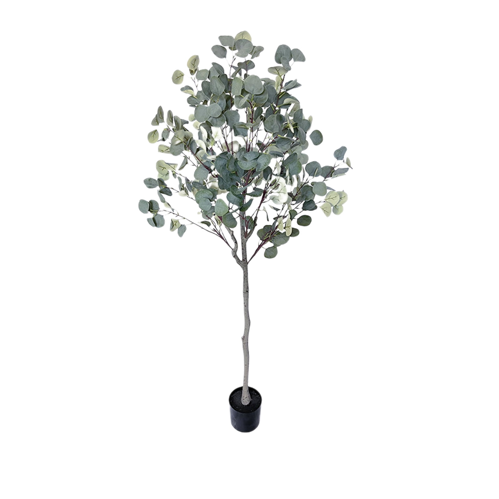Huisuilinss Artificial Eucalyptus Tree, 6ft Tall Fake Eucalyptus Plant ...