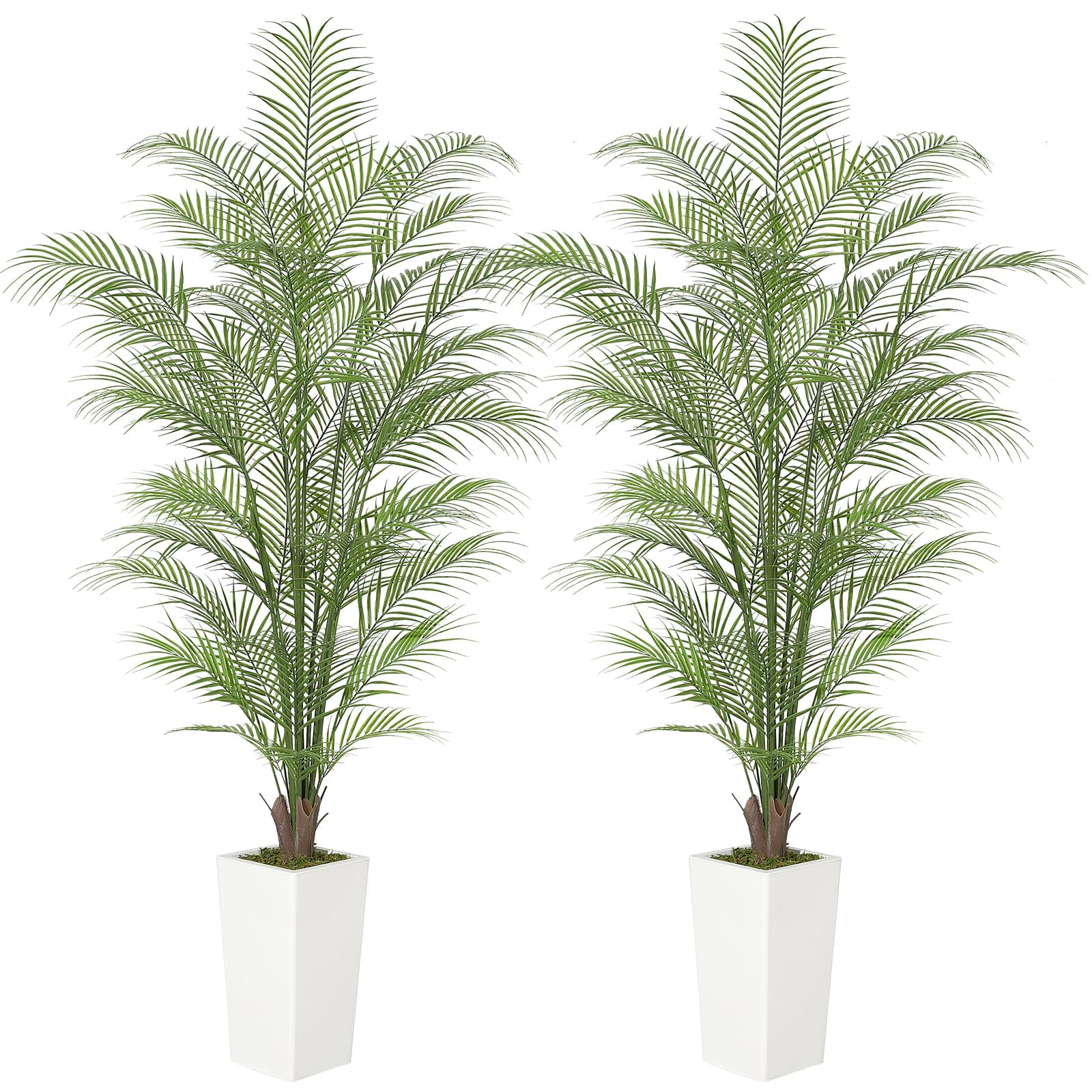 Huisuilinss Artificial Palm Tree,Fake Palm Tree,Faux Areca Palm Plant ...