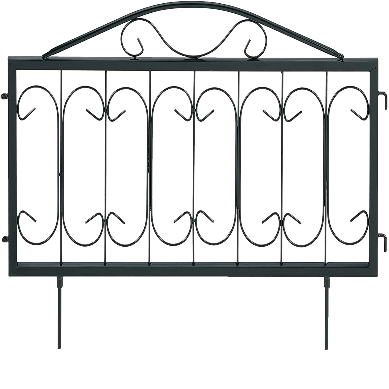 Huisuilinss Decorative Garden Fence,Rustproof Metal Animal Barrier Fence,Garden Edging Border ...