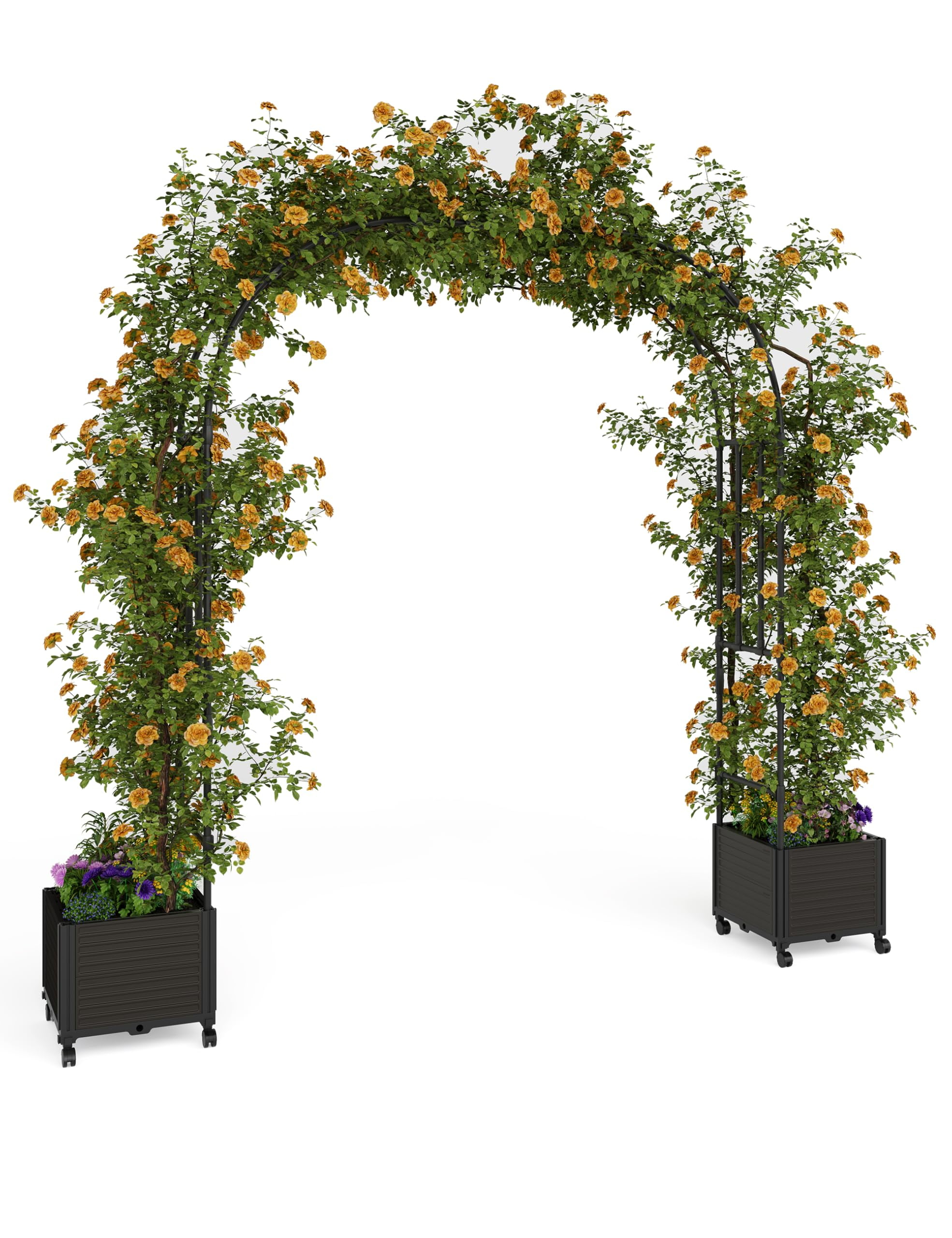 Huisuilinss Garden Arch Trellis For Climbing Plants,Garden Trellis,Tall ...