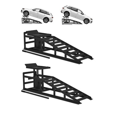 Huloretions 2 Pack Car Truck Service Ramps Lifts,Hydraulic Vehicle ...