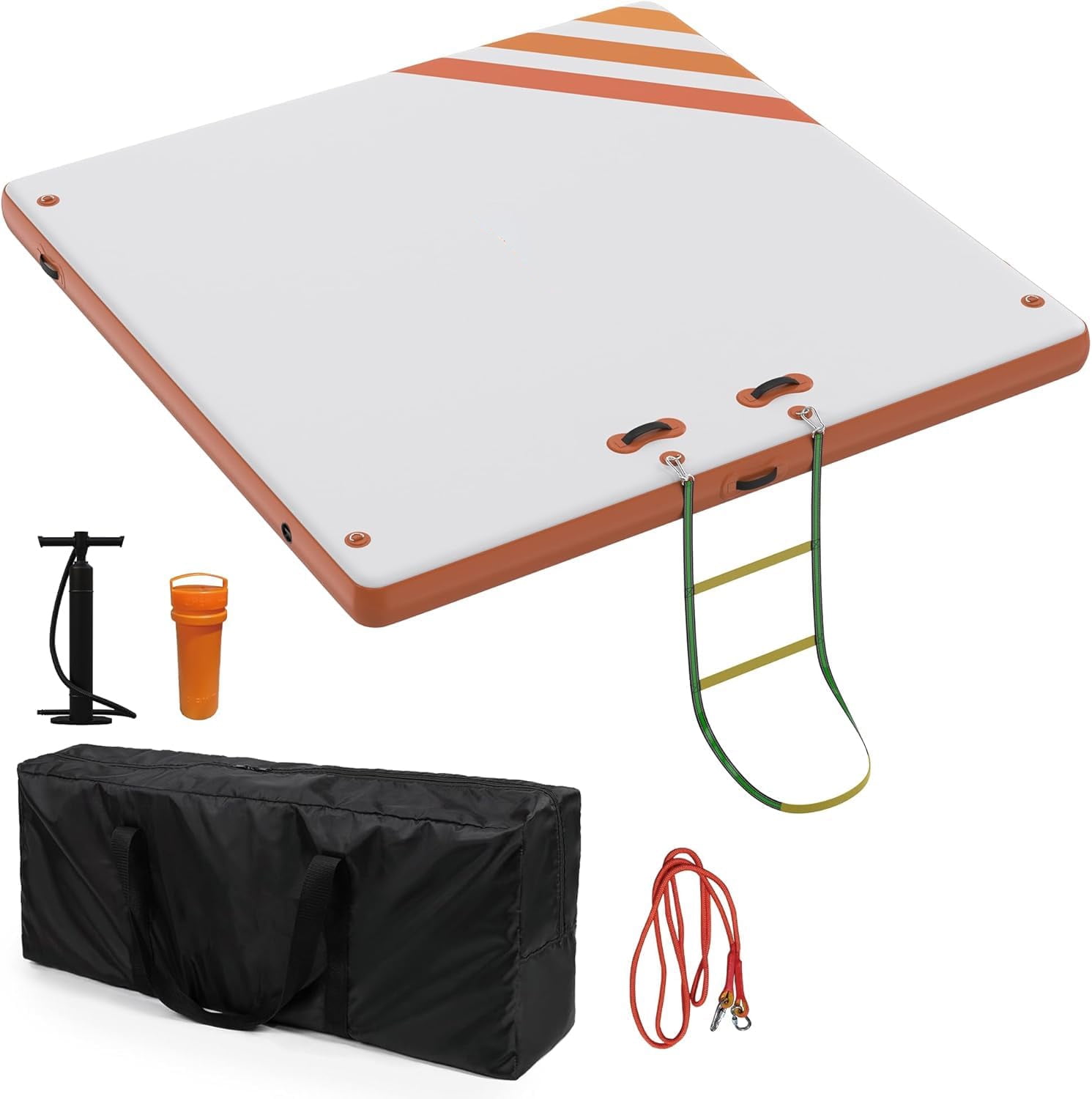 Huisuilinss Inflatable Floating Dock,Air Dock Platform Floating Island ...