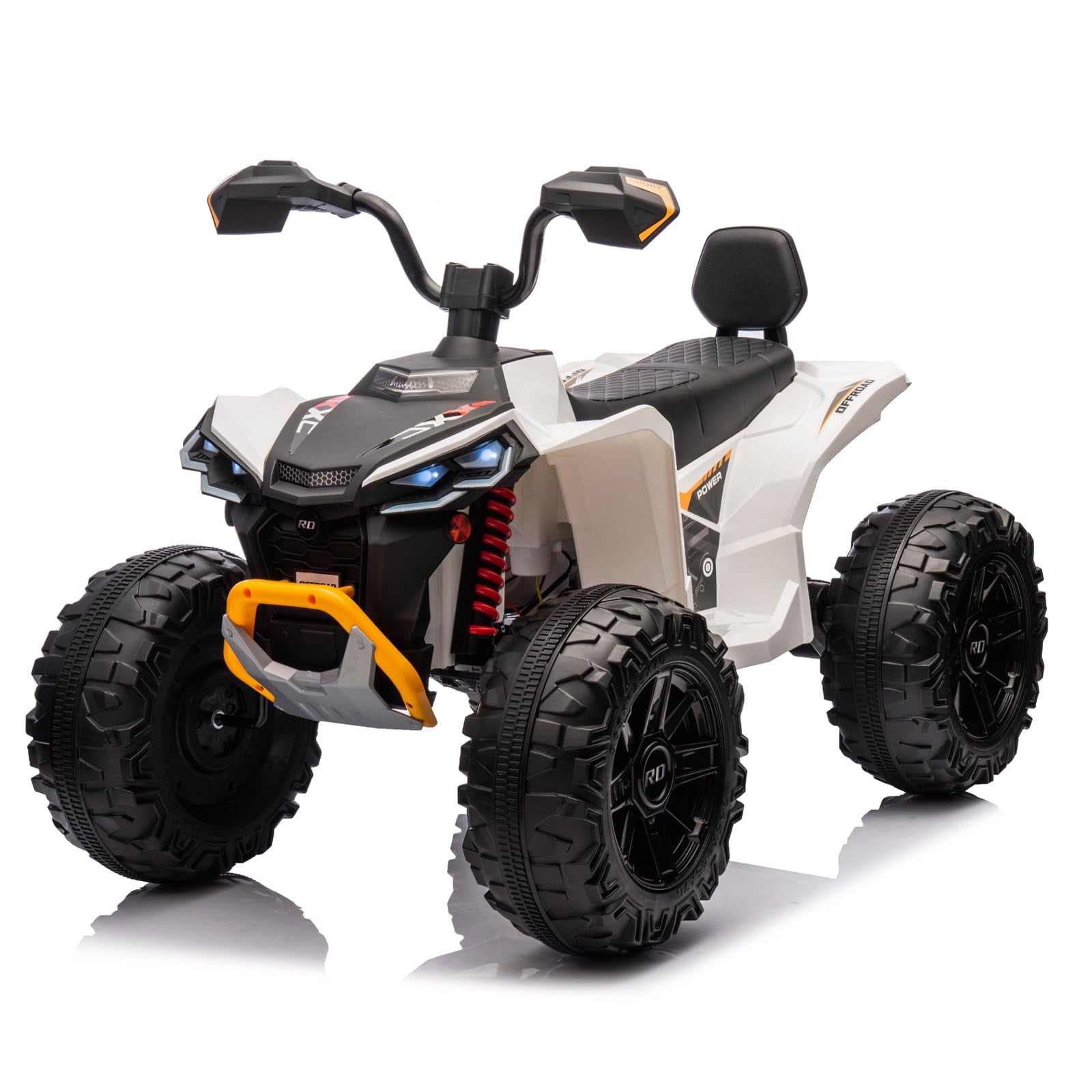 Huisuilinss Kids ATV,2 Seater Ride On Car,24V 4WD Electric ATV,Battery ...