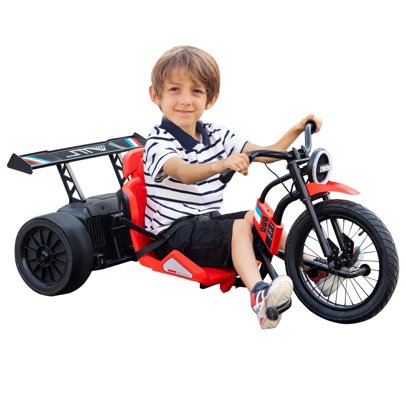 Huisuilinss Kids Go Kart,Ride On 3 Wheelers Go Kart,24V Electric ...