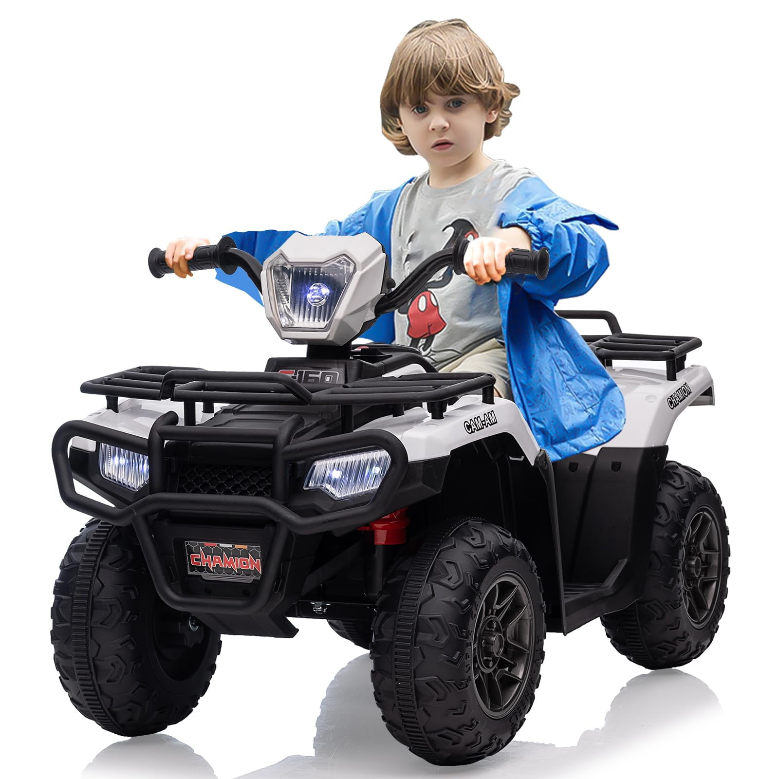 Huisuilinss Kids Ride On ATV,12V Electric Vehicle,Ride-On Electric ATV ...