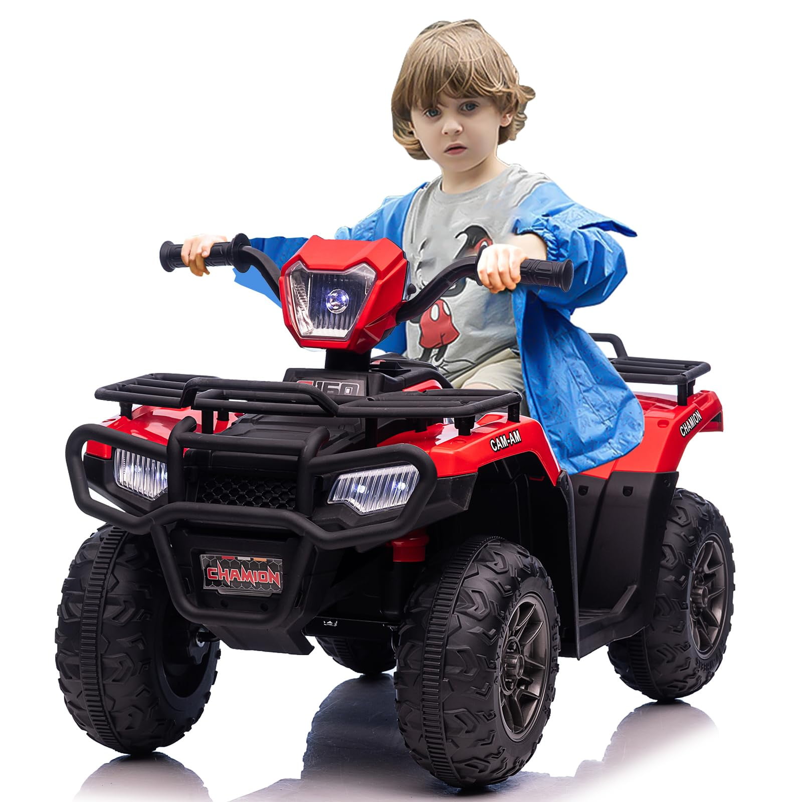 Huisuilinss Kids Ride On ATV,12V Electric Vehicle,Ride-On Electric ATV ...