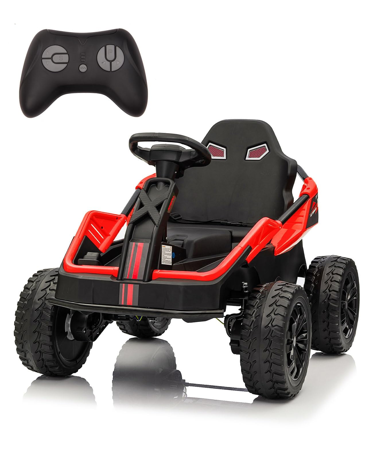 Huisuilinss Kids Ride On Car,24V Ride On UTV,Off-Road UTV,Battery ...