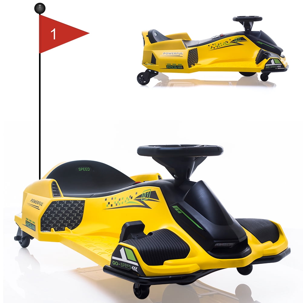 Huisuilinss Kids Ride On Drift Car,24V Electric Drifting Go Kart With ...