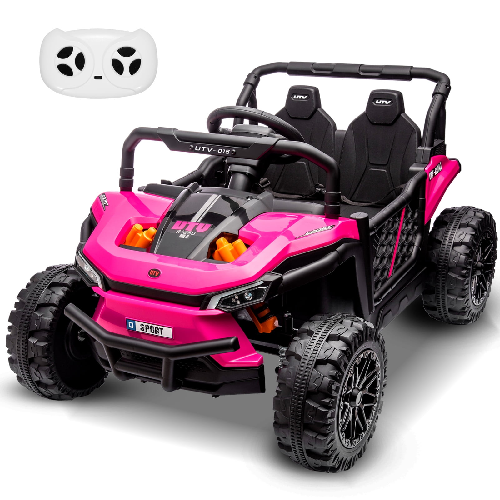 Huisuilinss Kids UTV Ride On Car,12V Ride On UTV,Electric Off-Road UTV ...