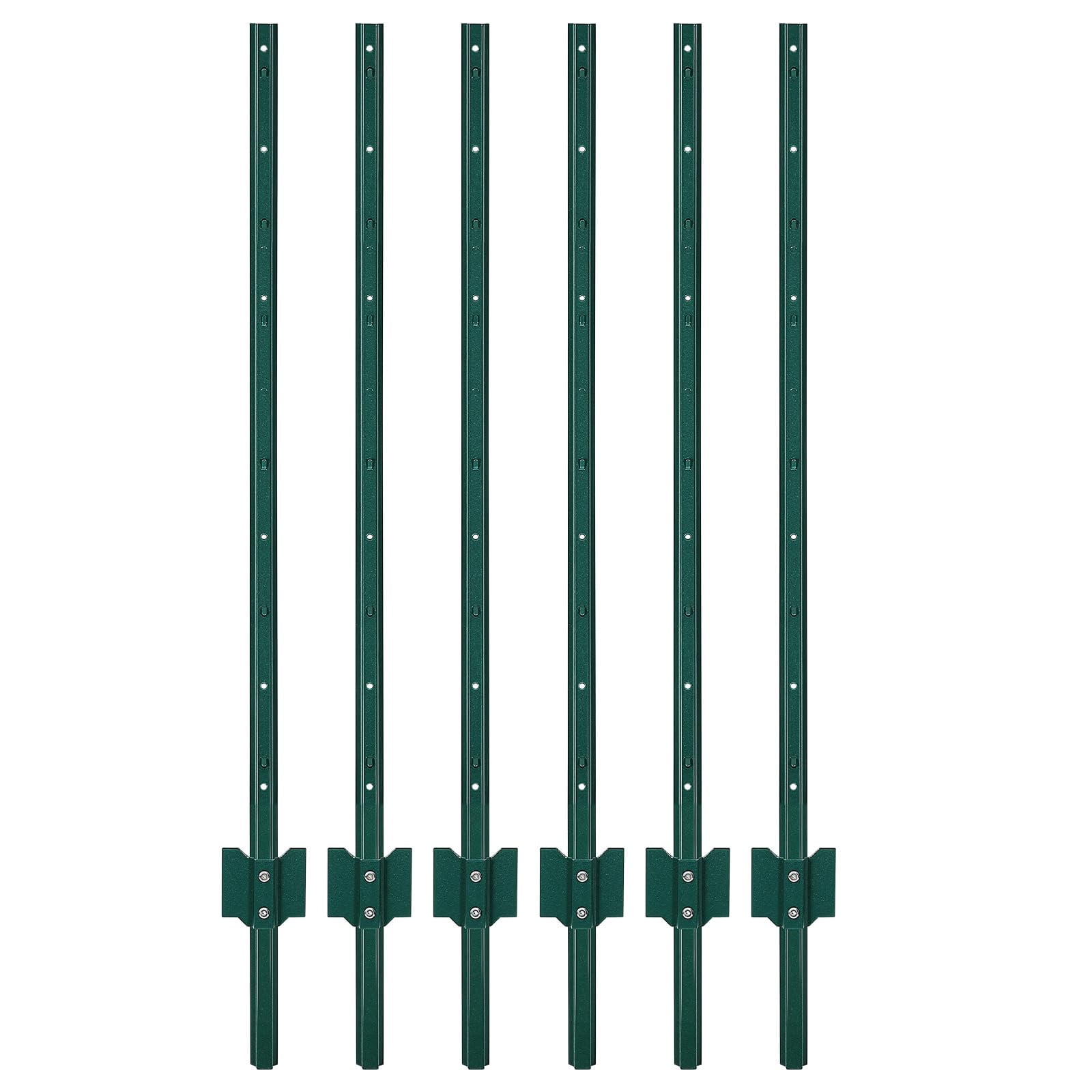 Huisuilinss Metal Fence Post,U-Shaped Steel Fence Stake,Rust-Resistant ...