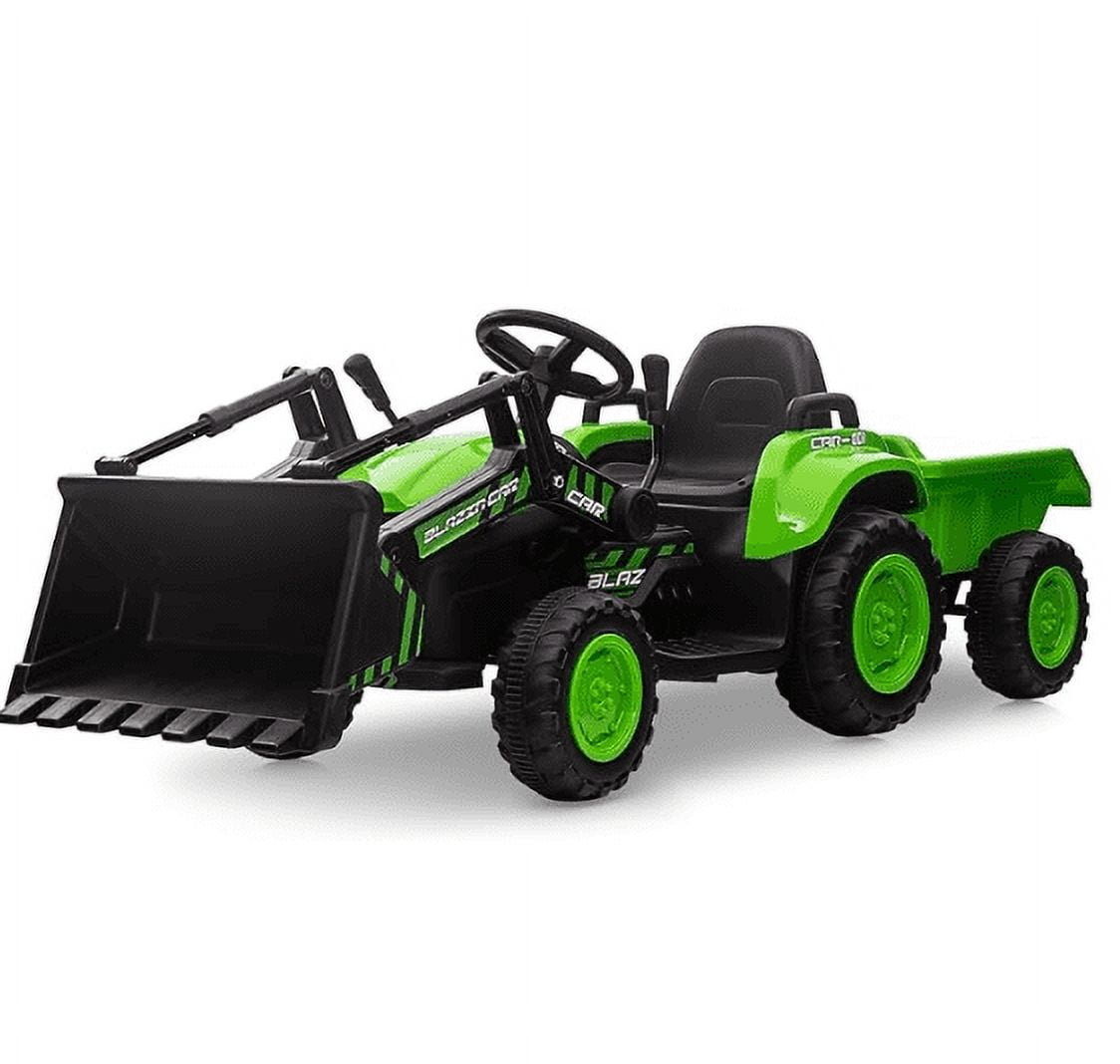 Huisuilinss Ride On Bulldozer,3 In 1 Kids Ride On Tractor With ...