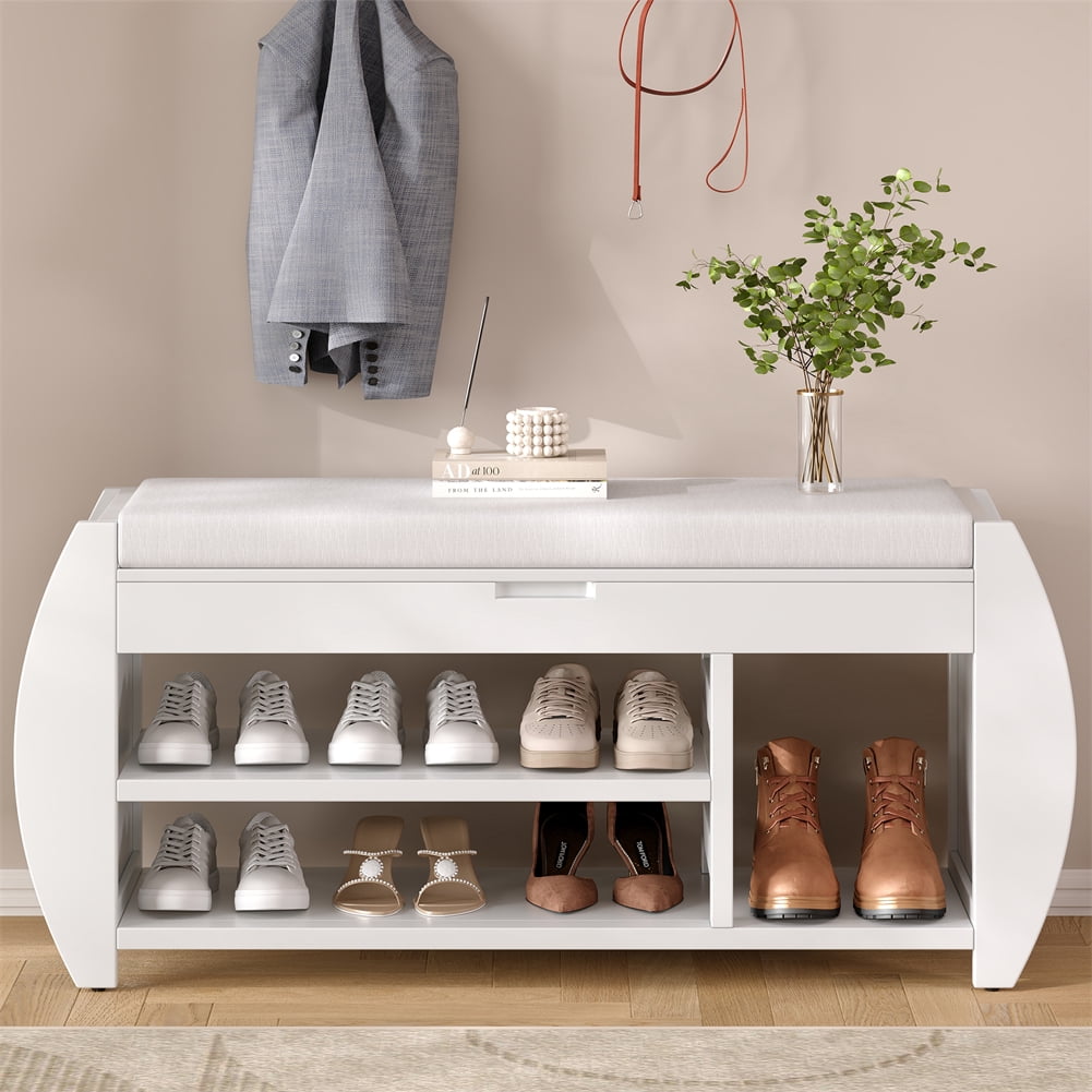 Huisuilinss Shoe Bench,Lift Top Shoe Storage Bench,Removable Removable ...