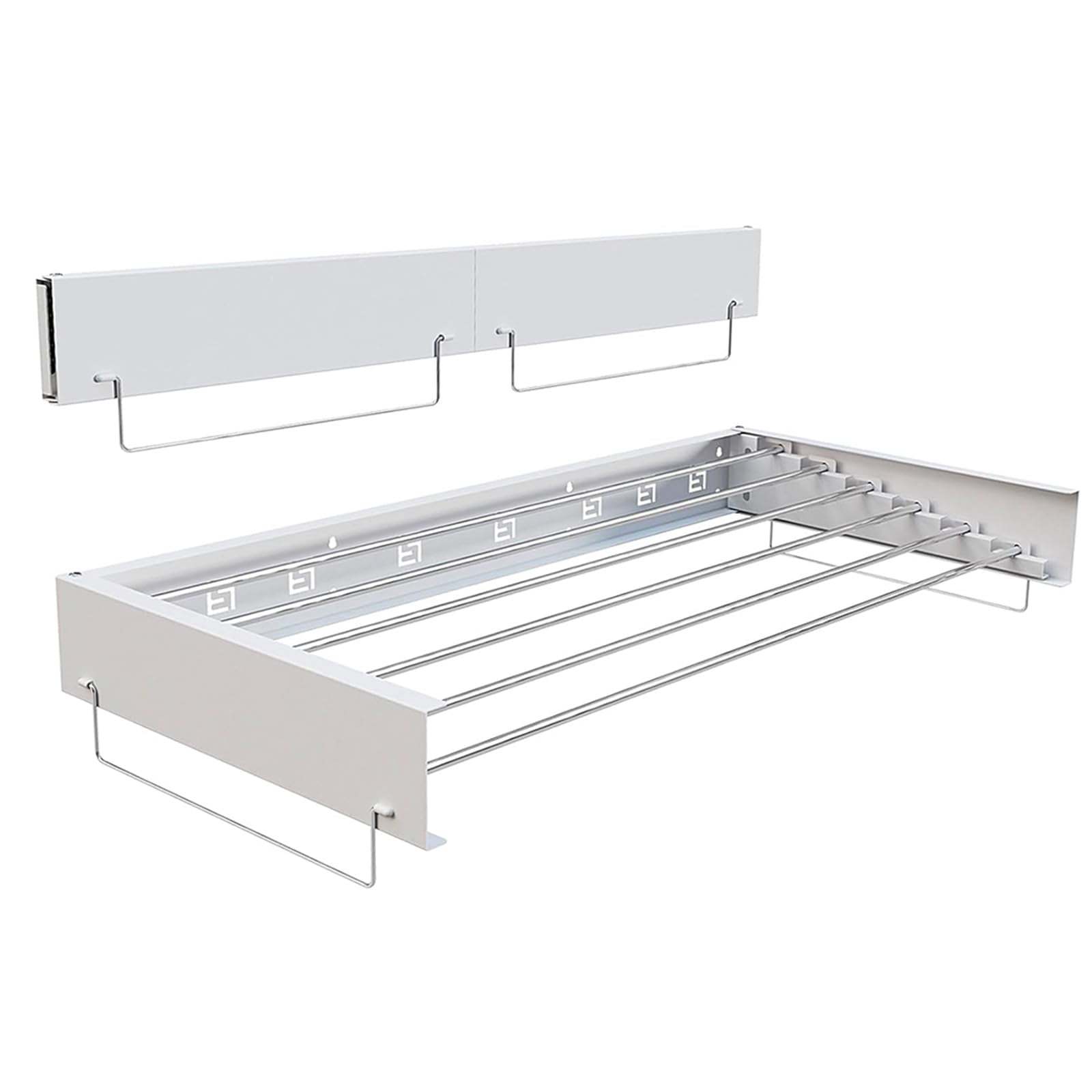 Huisuilinss Wall Mounted Drying Rack,Retractable Clothes Drying Rack ...