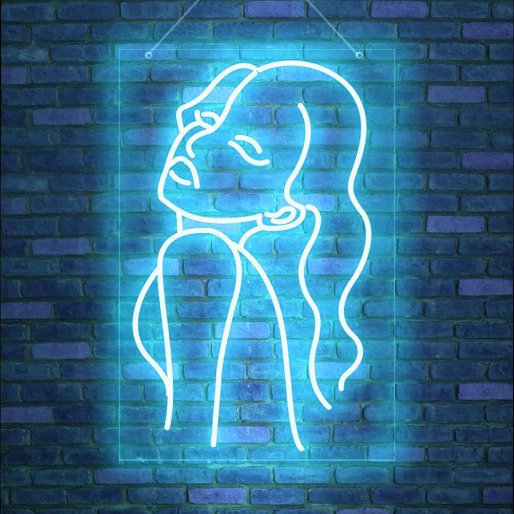 Huiyi Girls' neon lights,Neon Sexy Woman Sign,Woman Neon Sign,Neon Sign ...