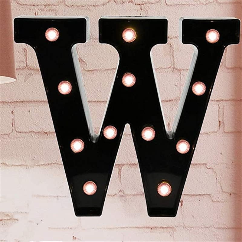 Huiyi Luminous black letters, Light Up Letters Sign,Sign Decorative LED ...