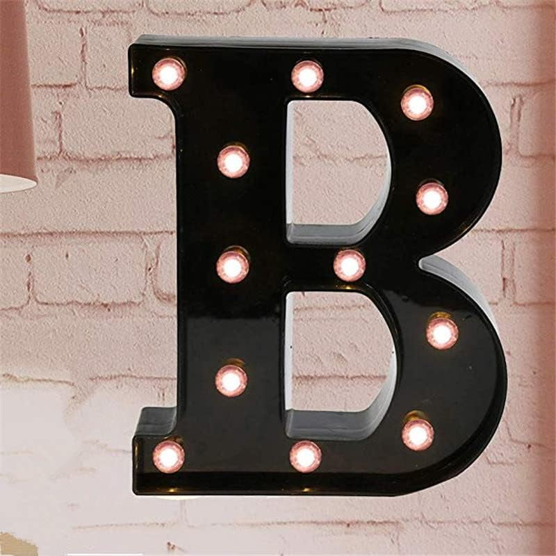 Huiyi Luminous black letters, Light Up Letters Sign,Sign Decorative LED ...