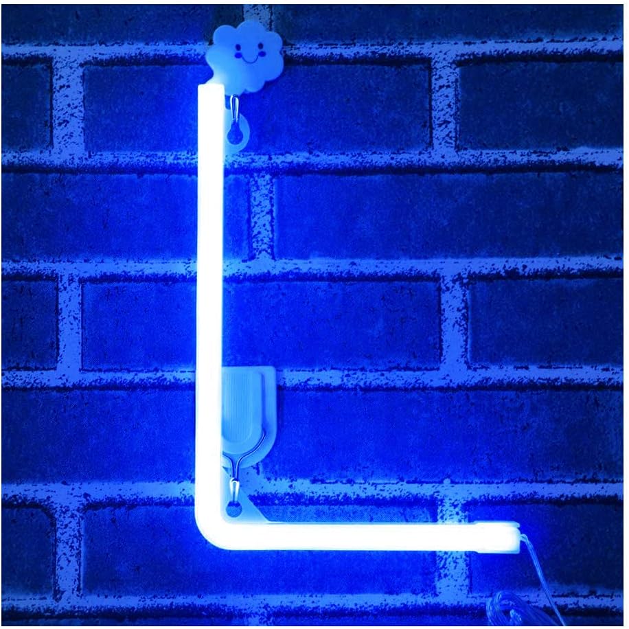 Huiyi Neon Letter, LED Alphabet Letter Lights Battery and USB Operated ...