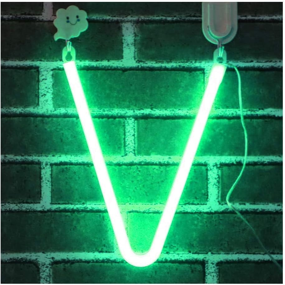 Huiyi Neon Letter, LED Alphabet Letter Lights Battery and USB Operated ...