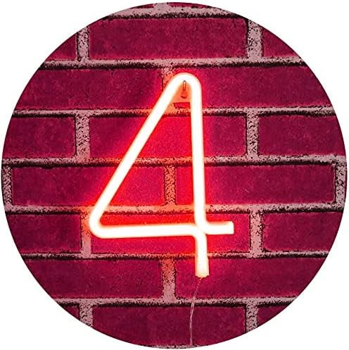 Huiyi Neon Letter, LED Alphabet Letter Lights Battery and USB Operated ...