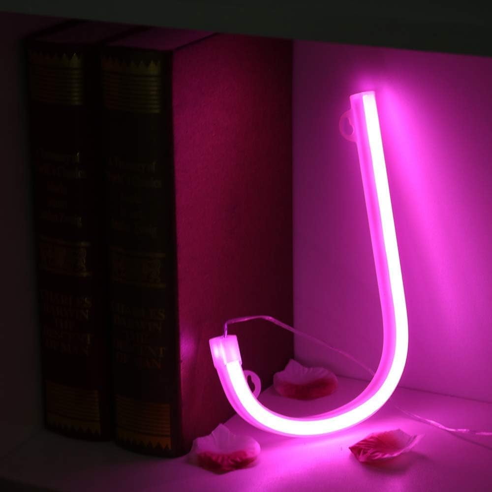 Huiyi Upgraded Version Neon Letter, LED Alphabet Letter Lights USB ...