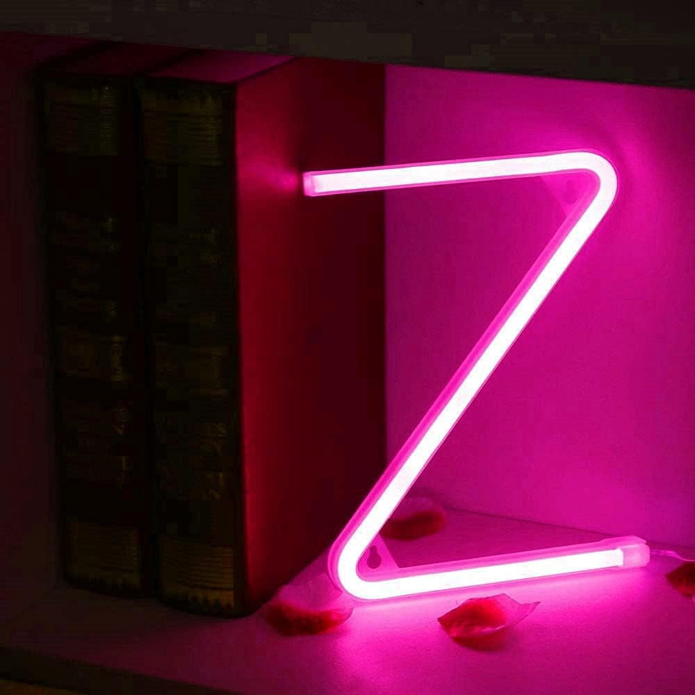 Huiyi Upgraded Version Neon Letter, LED Alphabet Letter Lights USB ...