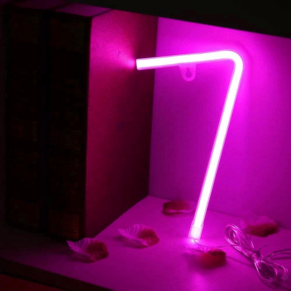 Huiyi Upgraded Version Neon Letter, LED Alphabet Letter Lights USB ...