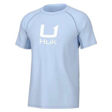 Huk Men's Icon X Fade Shirt - Long Sleeve - Inside Reef Harbor Mist ...