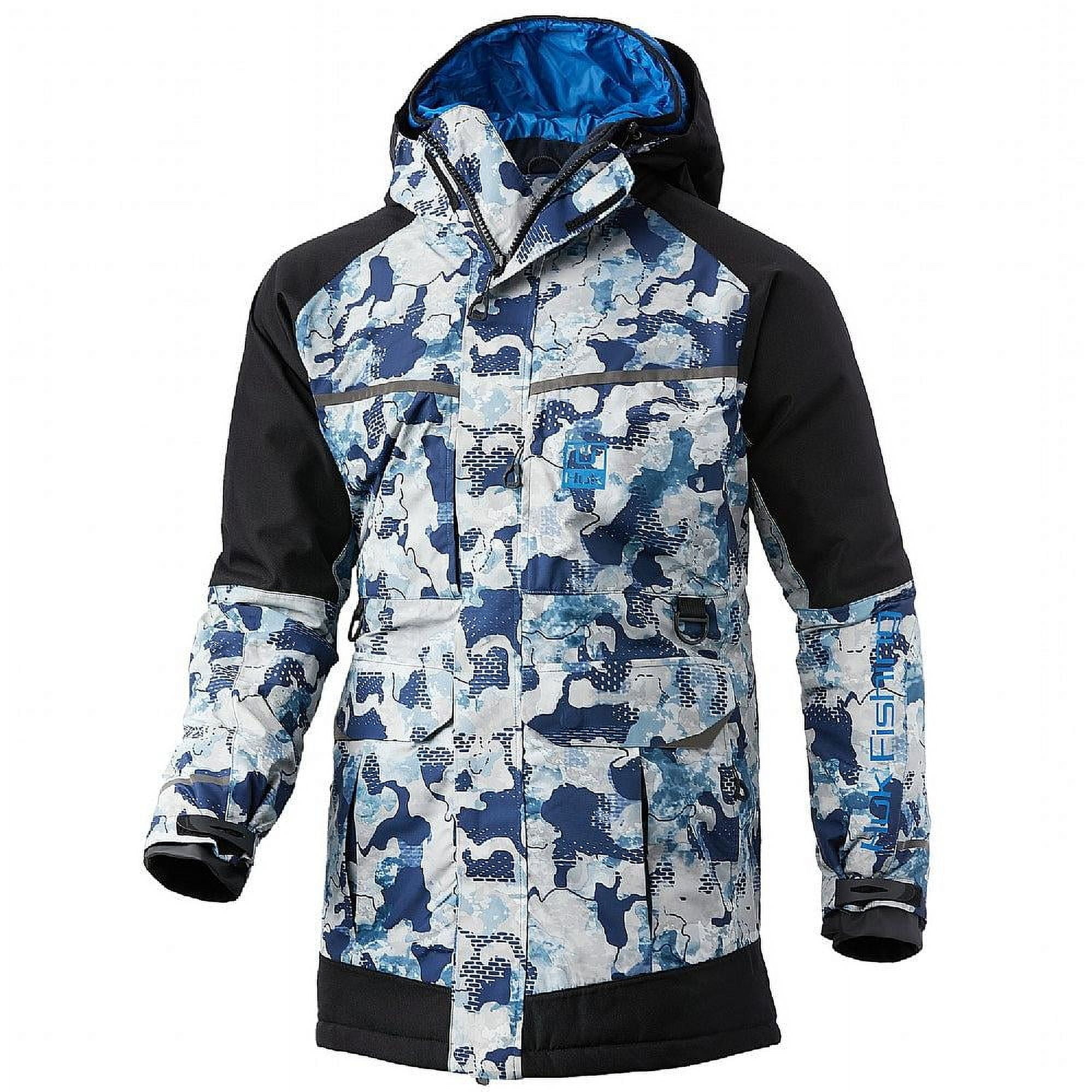 Huk Icon X Refraction Superior Jacket - Bluefin Small Jackets - Walmart.com