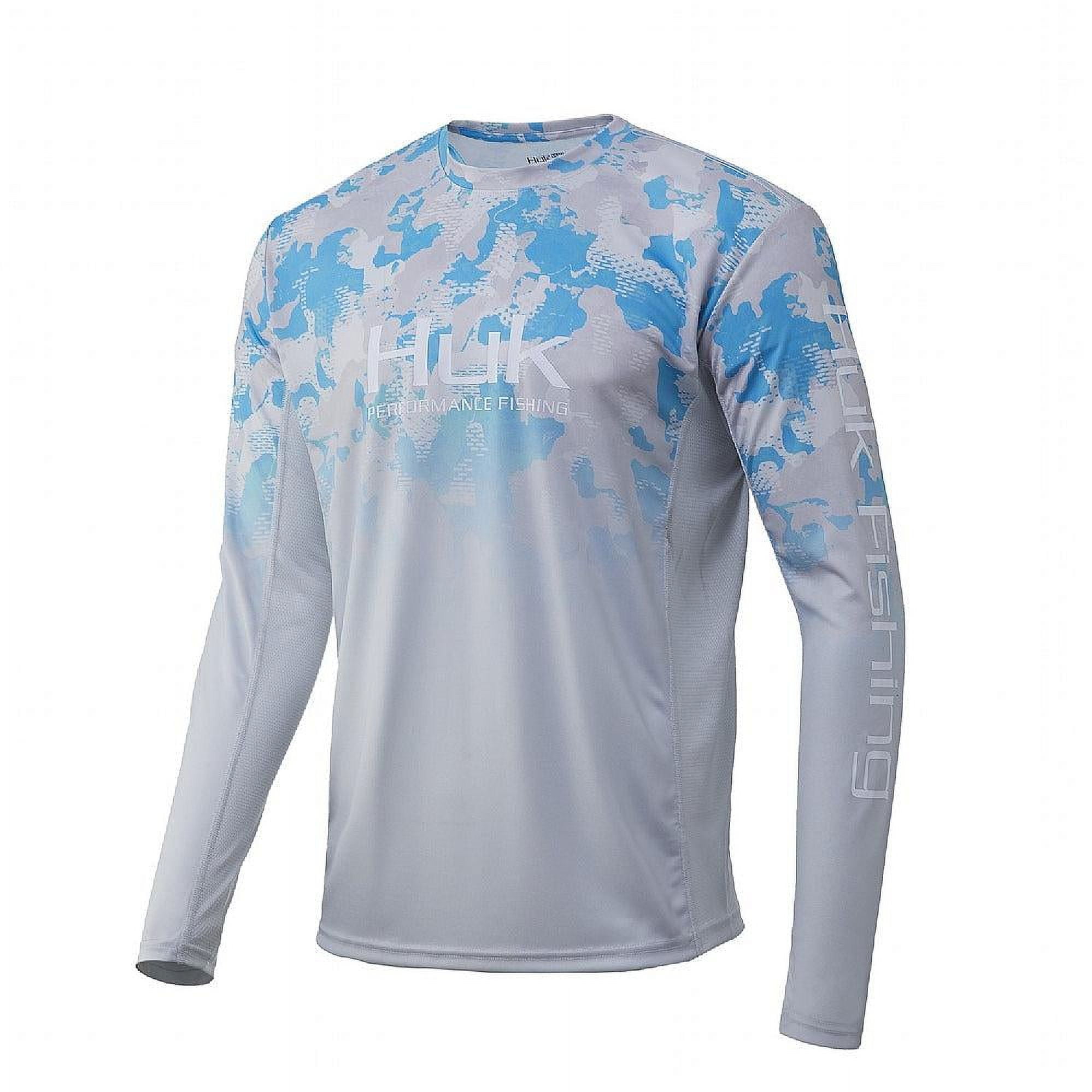 Huk Men's Icon X KC Refraction Camo Fade Performance Shirt (Fade ...