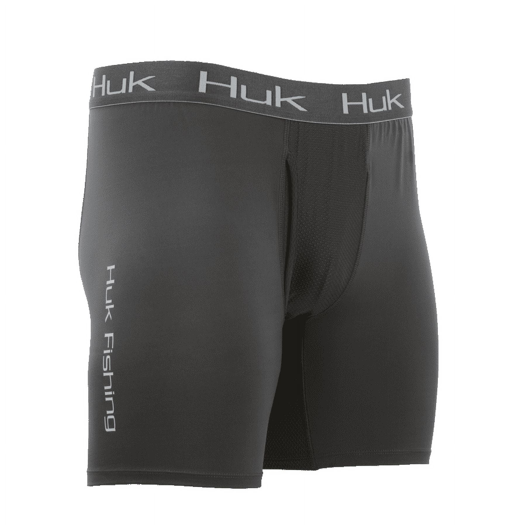 Huk Men's Jock Boxer (Iron, Small) - Walmart.com