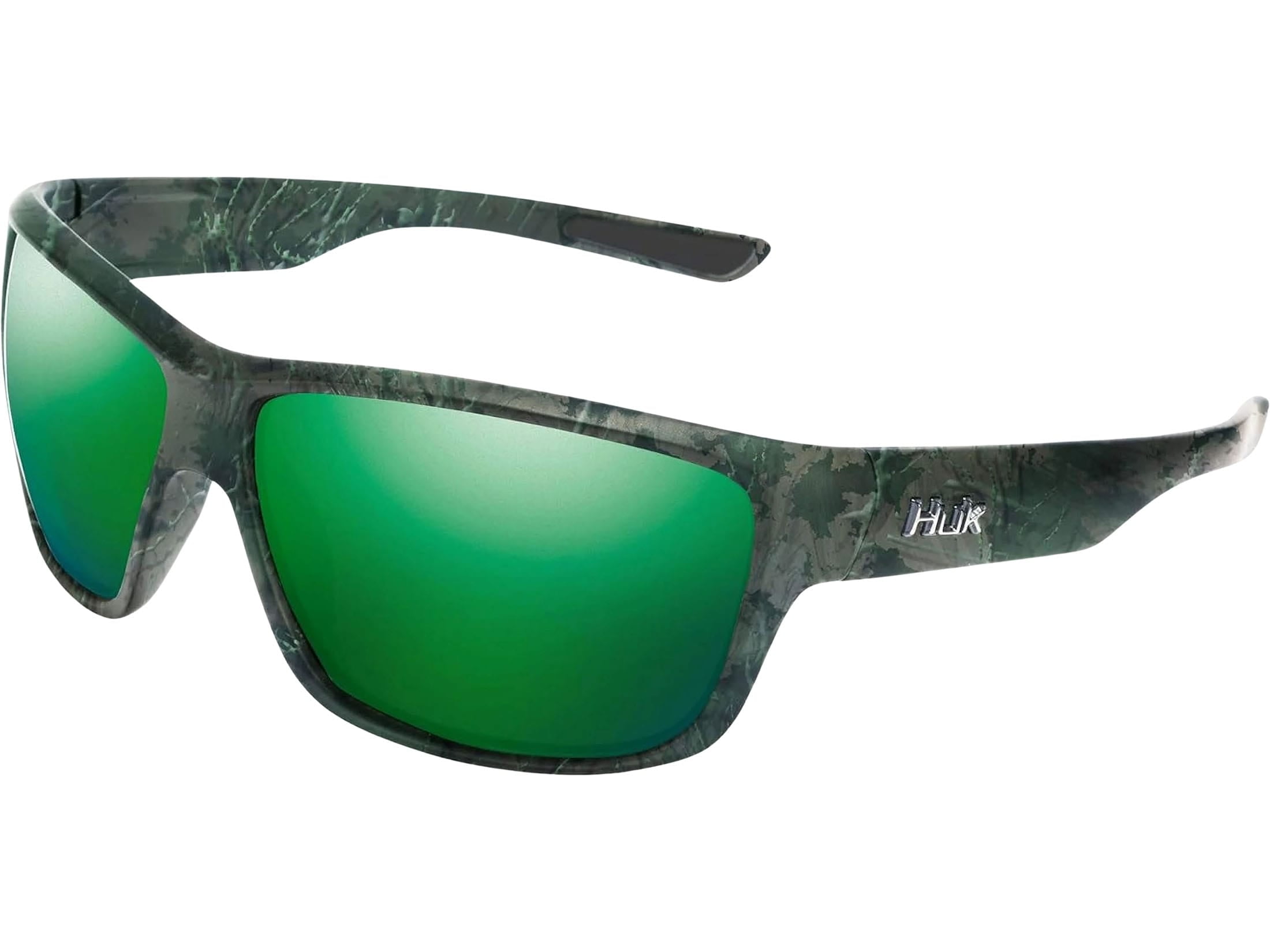 Huk Men's Spar Polarized Sunglasses Matte Souther Tier Subphantis Green ...