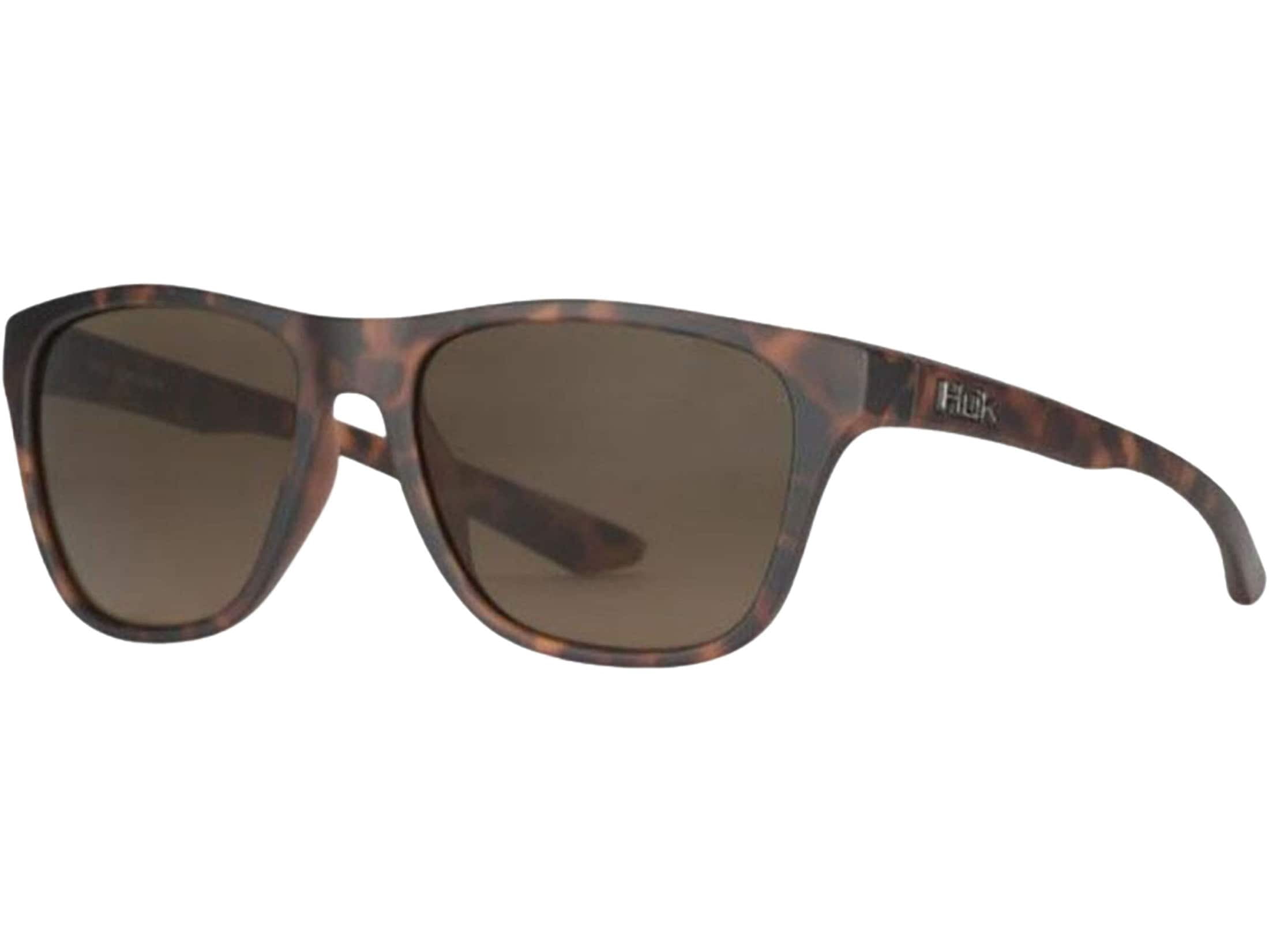 Huk Men's Swivel Polarized Sunglasses Tort Frame Brown Lens - Walmart.com