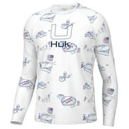 Huk Men's Icon X Fade Shirt - Long Sleeve - Inside Reef Harbor Mist ...