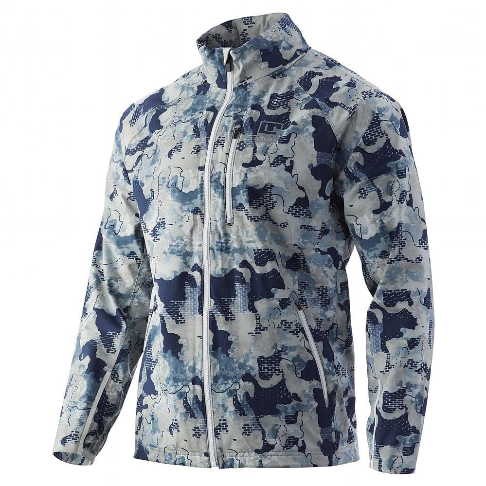 Huk Pursuit Camo Jacket (Bluefin, Small) - Walmart.com