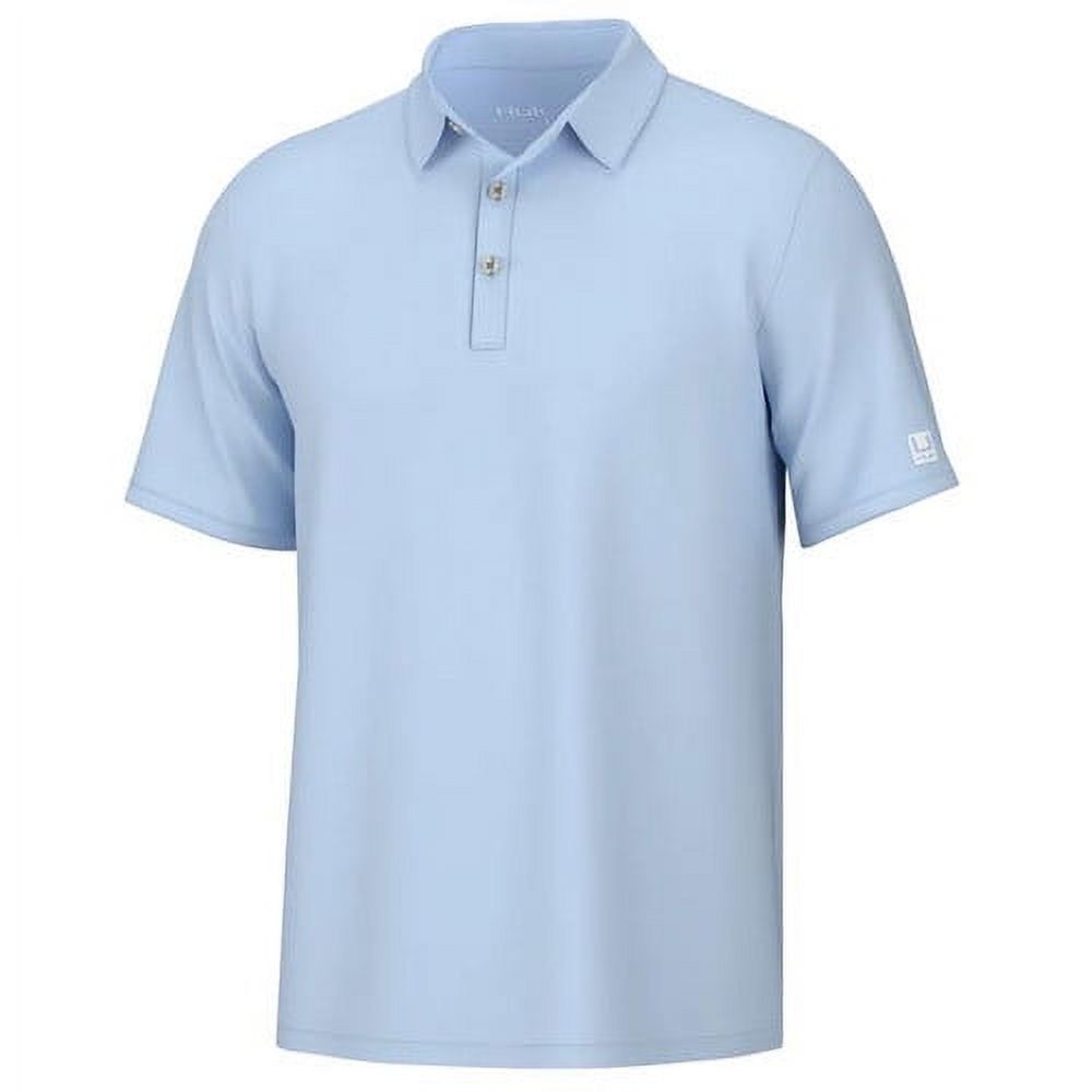 Huk Pursuit Performance Polo - Short Sleeve - Ice Water - Walmart.com