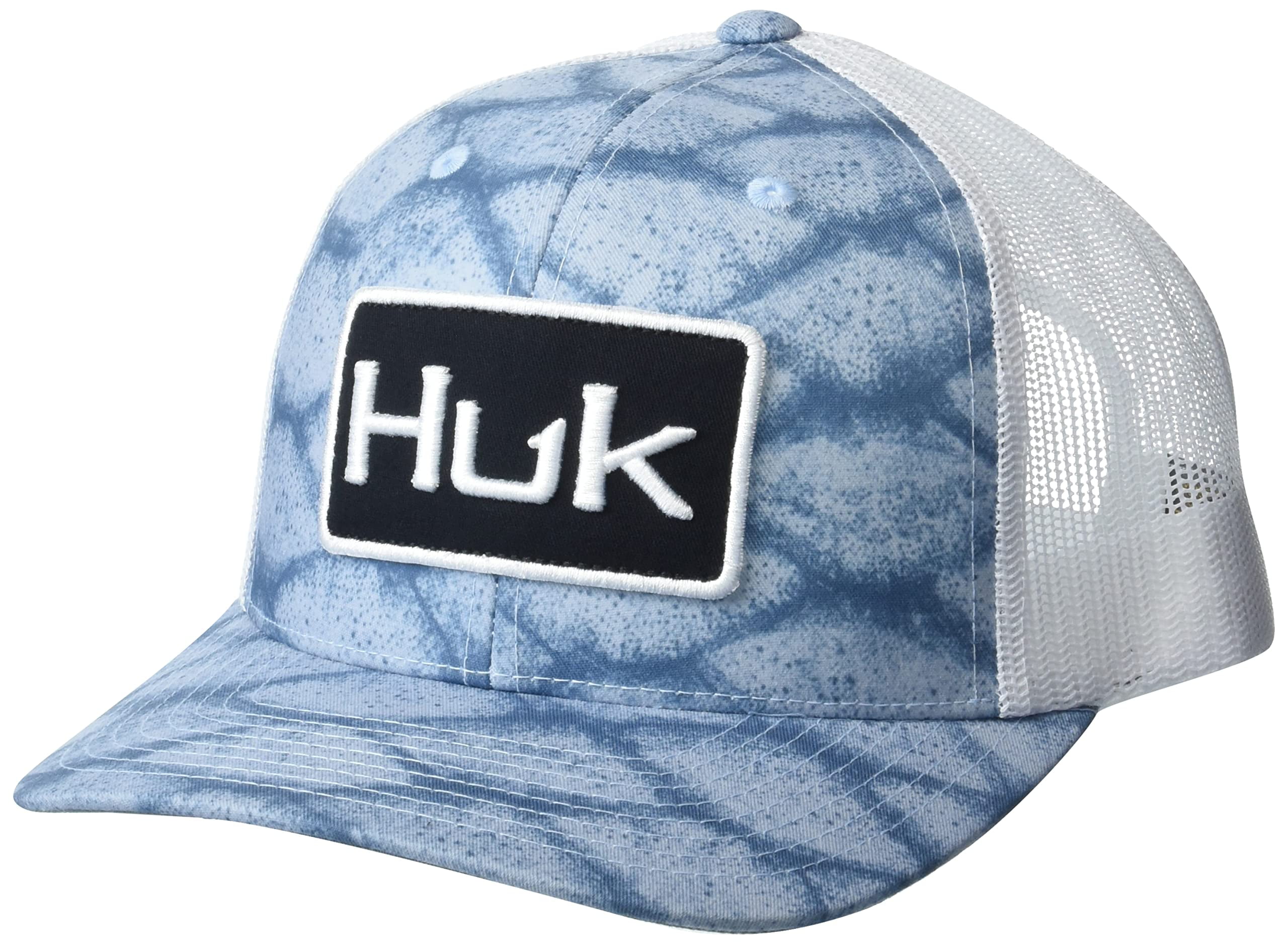 Huk Scale Dye Trucker (Scale Dye - Blue Fog, One Size) - Walmart.com