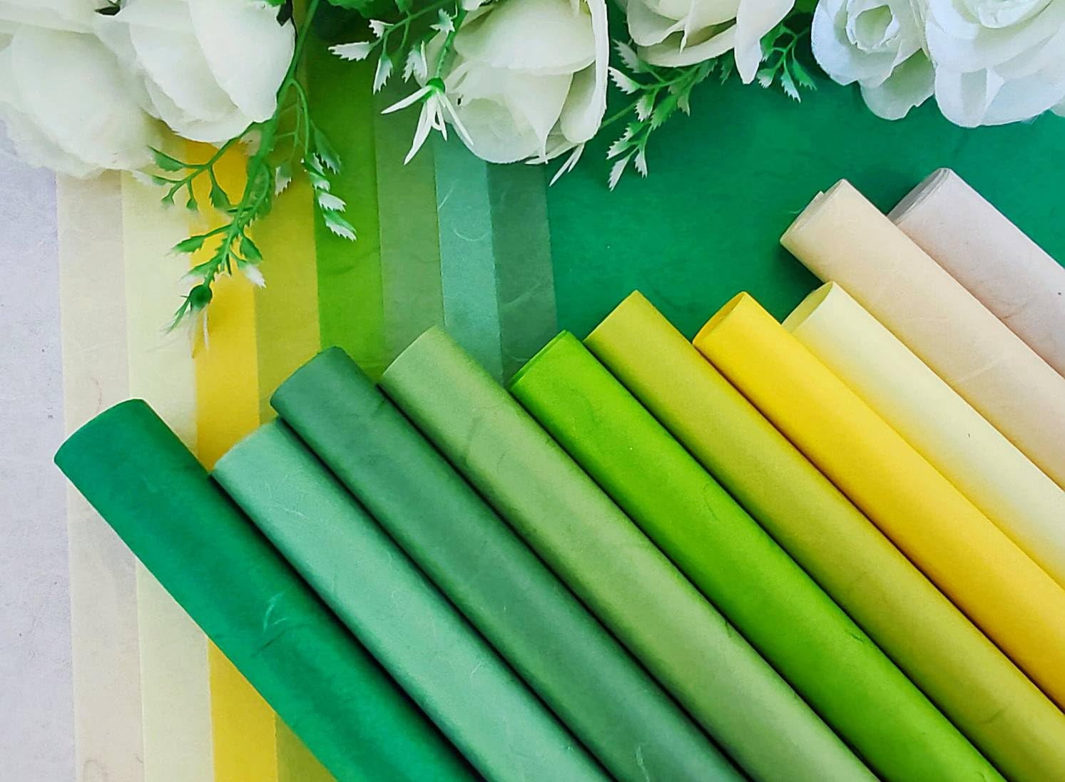 HukDok Mulberry Paper Natural TSF6 Fiber Sheets Unryu Kozo Tissue Washi ...