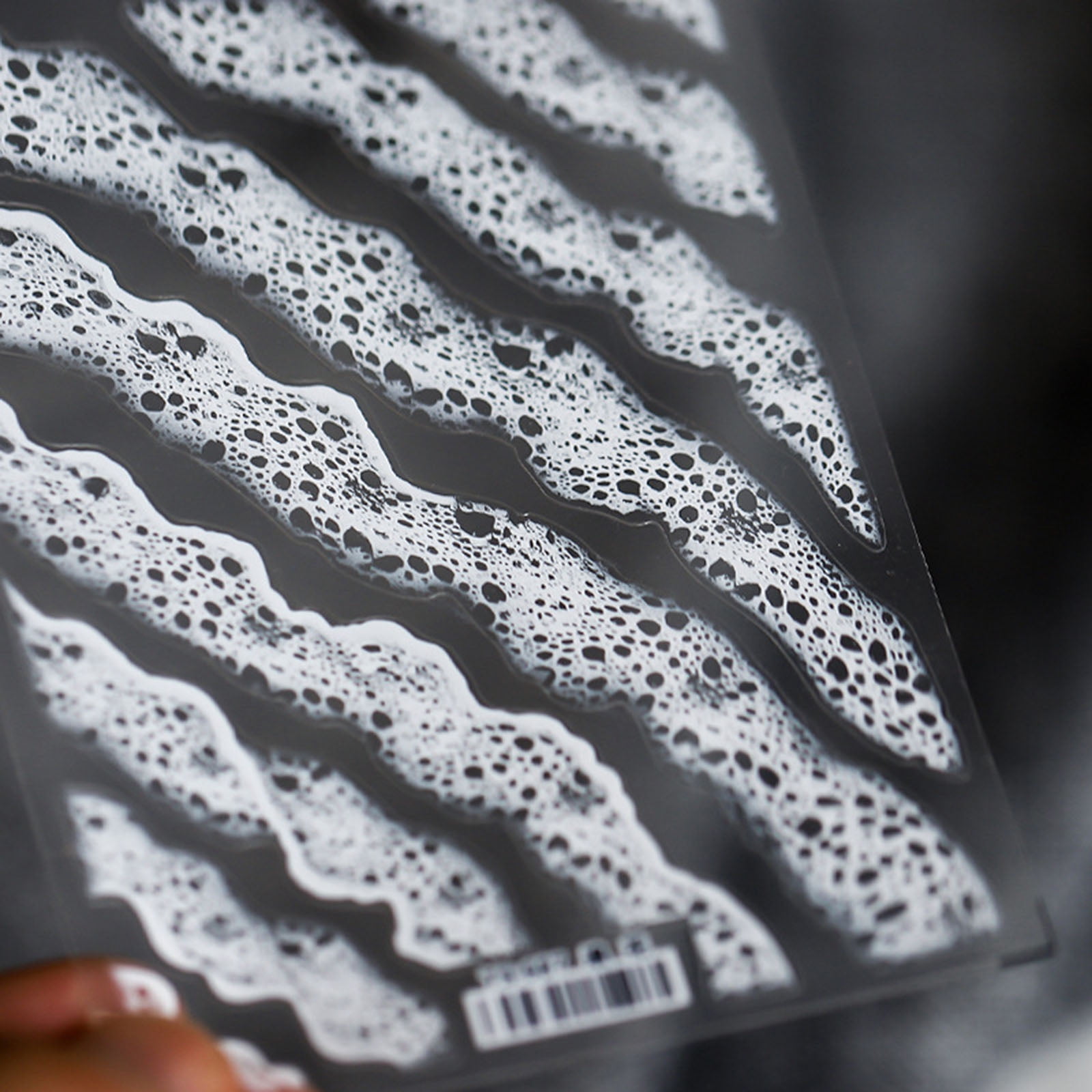 Hukai 1 Sheet Crystal Epoxy Decorative Filler Resin Painted Simulation ...