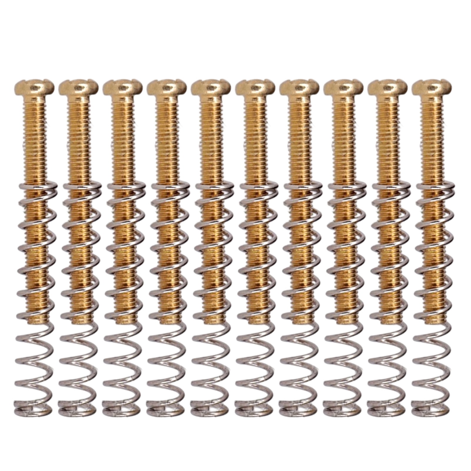 Hukai 10 Pcs Guitar Humbucker Pickup Screws with Springs Pickup Height ...