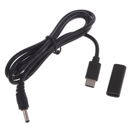 Hukai 12V Type C Male to 3.5x1.35mm Power Cord Converter Adapter ...