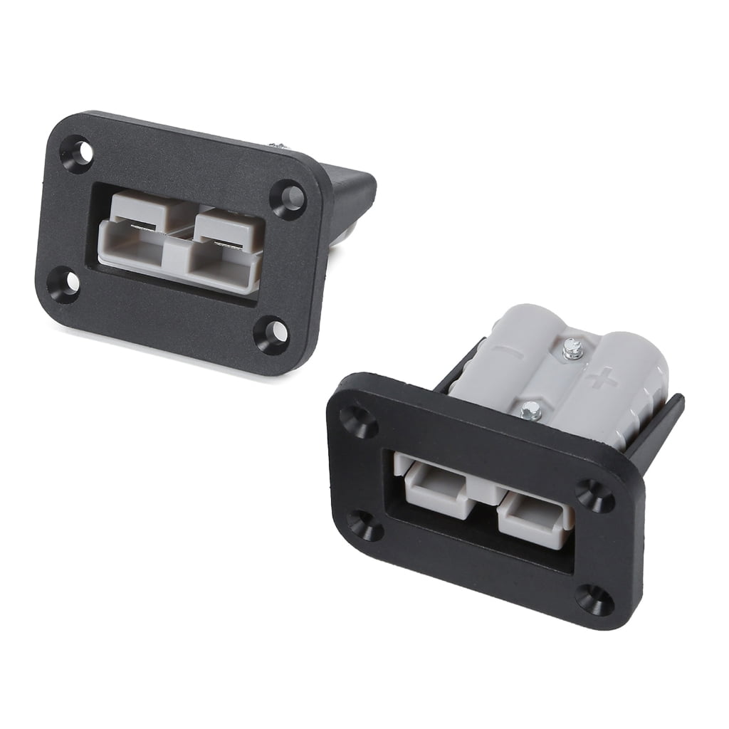 Hukai 2Pieces 50A Charging Battery Connector Flush Mount Plug Mounting ...