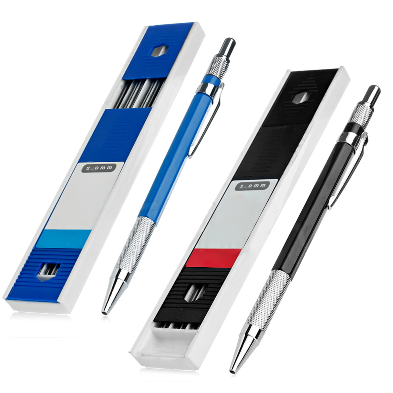 Hukai 2mm Holder Automatic Mechanical Drawing Drafting Pencil 12 Leads ...