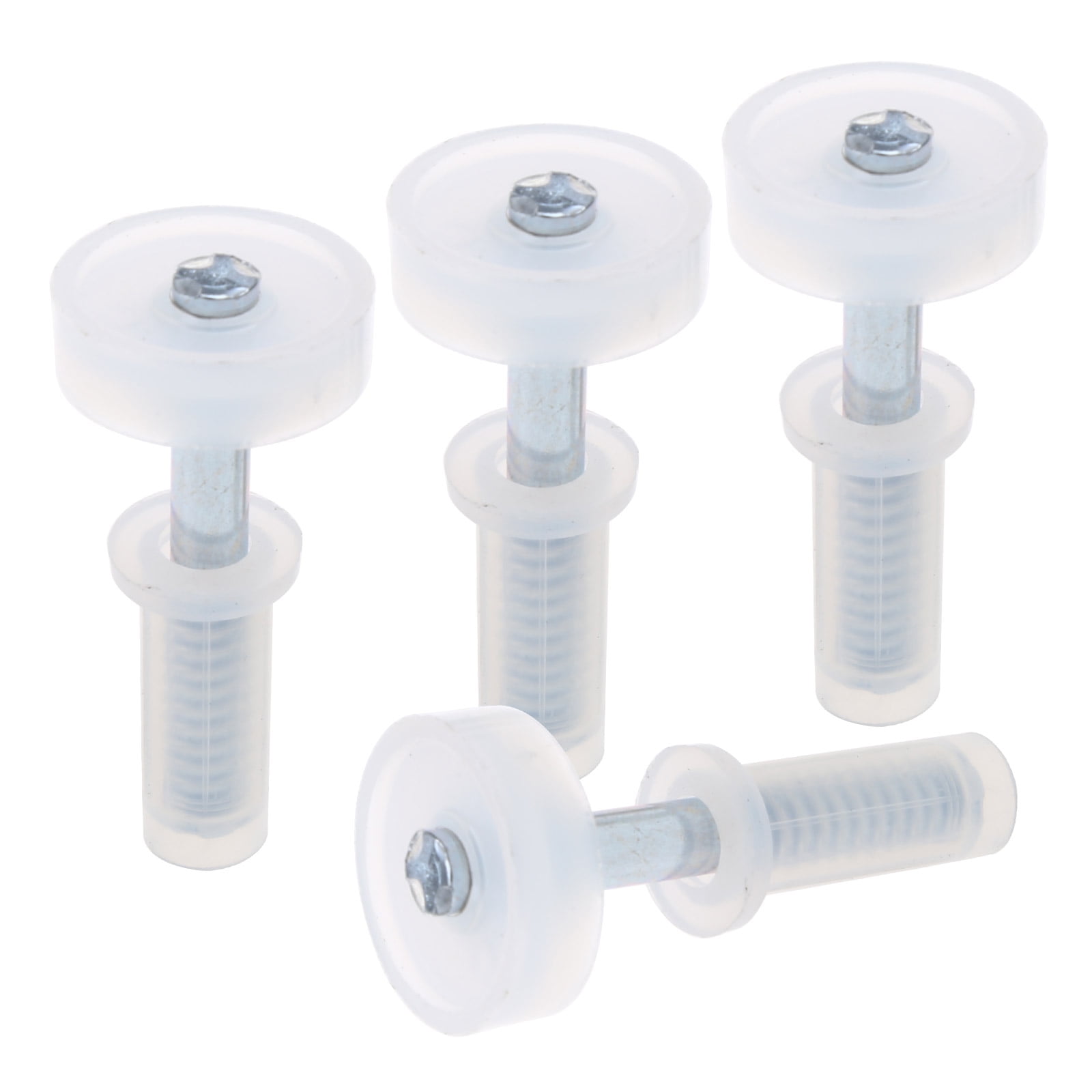 Hukai 4 Pieces Versatile Elastic Bands Bi-Fold Door Top Guide Wheel Bi ...