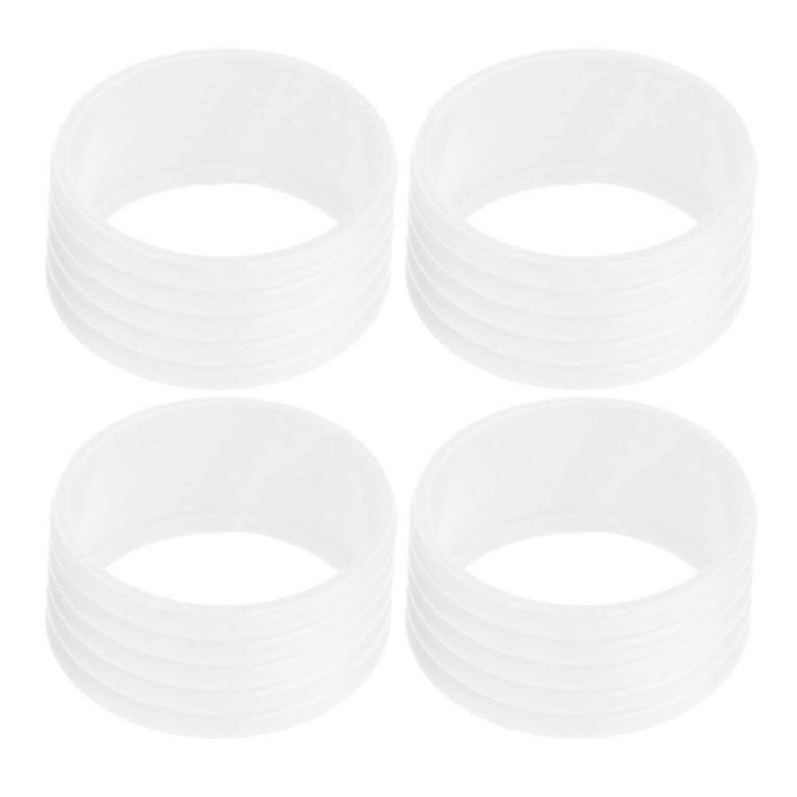 Hukai 4Pcs Tennis Racket Silicone Racquet Grip Rings Racket Bands Slip ...